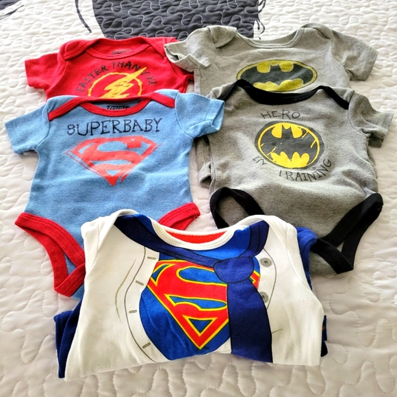 Justice League | One Pieces | Super Hero Onsies 5 Pieces | Poshmark